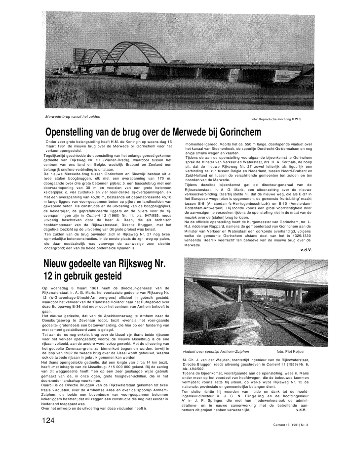 Openstelling van de brug over de Merwede bij Gorinchem